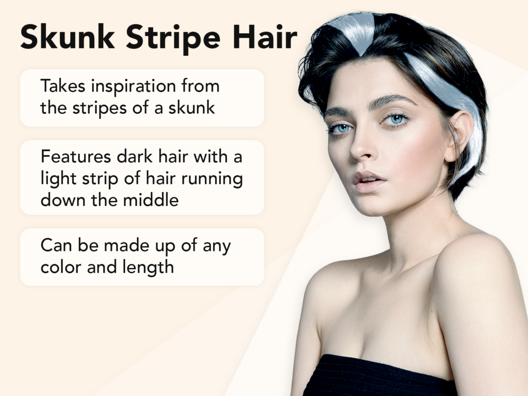 15 Skunk Stripe Hairstyles That Slay in 2026