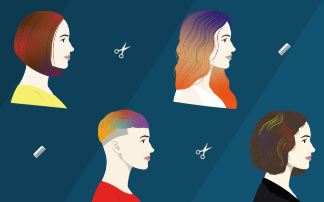 Oil Slick Hair Color | Try This Iridescent Color Trend