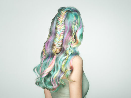 Oil Slick Hair Color | Try This Iridescent Color Trend