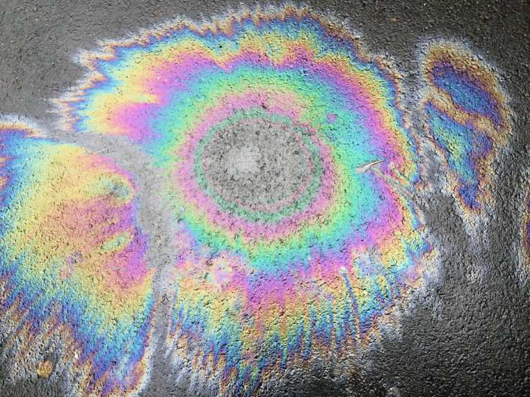 Oil Slick Hair Color | Try This Iridescent Color Trend